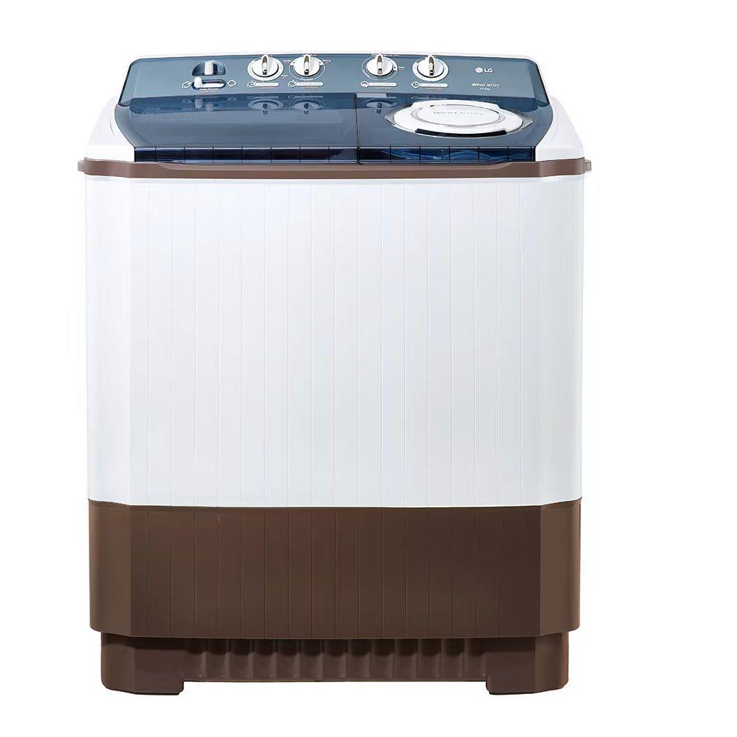 LG 10.5 KG Semi Automatic Washing Machine, 8 KG Drying Capacity, 440 RPM, White - eXtra Oman